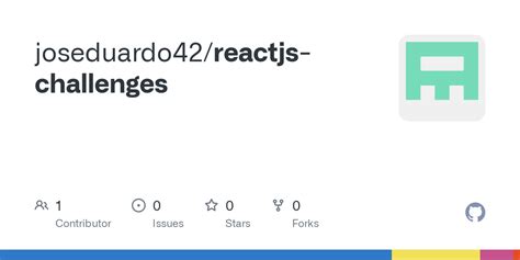 GitHub Joseduardo Reactjs Challenges