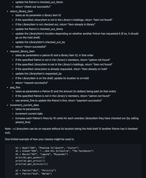 solved project 3 you will be writing a library simulator