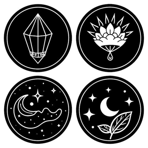 백색 배경에 고립된 앱 아이콘 일러스트레이션 세트 프리미엄 벡터