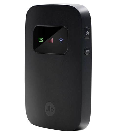 Buy Reliance JIOFI 3 Wireless 4G Router Black Online 2600 From ShopClues