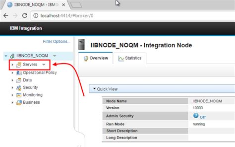 Ibm Integration Bus Web Gui Not Show Integration Servers Arquitecturaibm Consulting