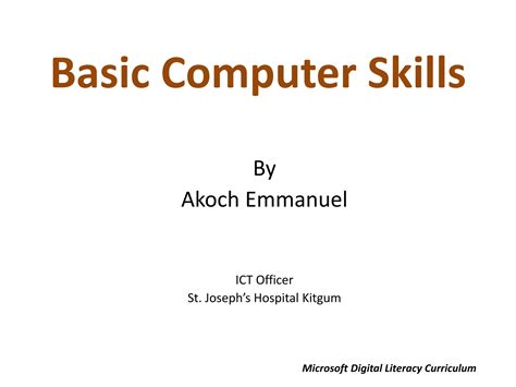 Basic Computer Skillspptx
