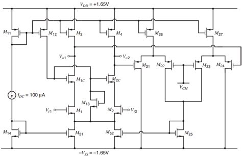 Solved A Fully Differential Op Amp With Cmfb Is Solutioninn