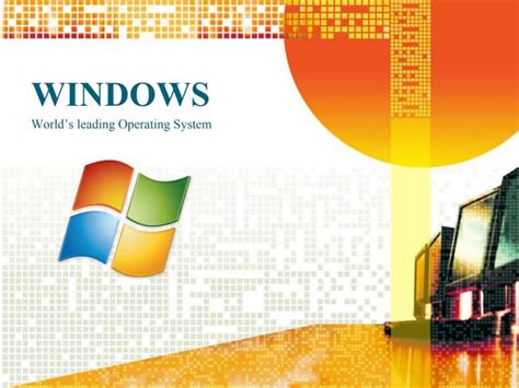 Windows Operating System Presentation Pptx
