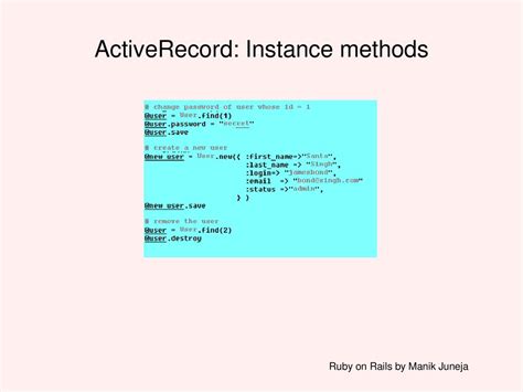 ruby on rails by manik juneja ppt download