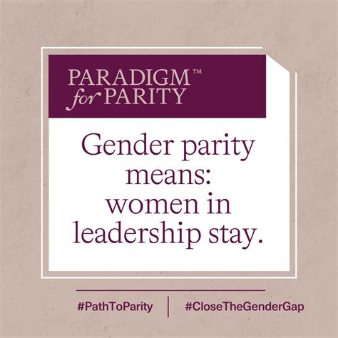 How Paradigm For Parity Closes Gender Gap Paradigm For Parity Posted