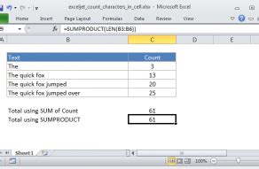 Count Specific Characters In Text String Excel Formula Exceljet