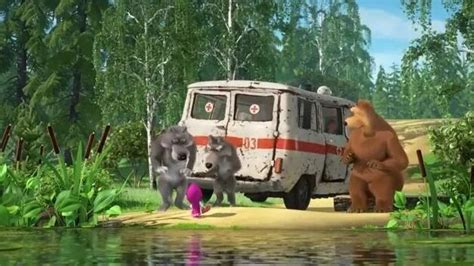 Маша и Медведь Новая Песенка Акулёнок 🫧🩵 Коллекция мультиков про Машу Смотреть онлайн в