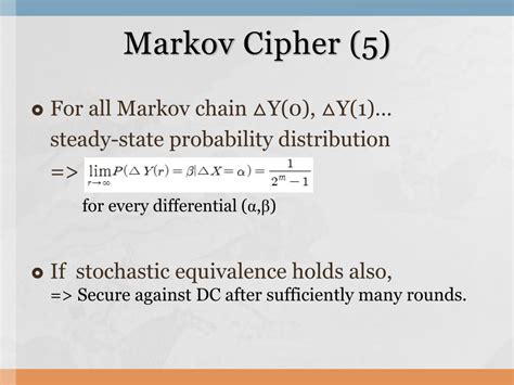 PPT Markov Ciphers And Differential Cryptanalysis PowerPoint Presentation ID