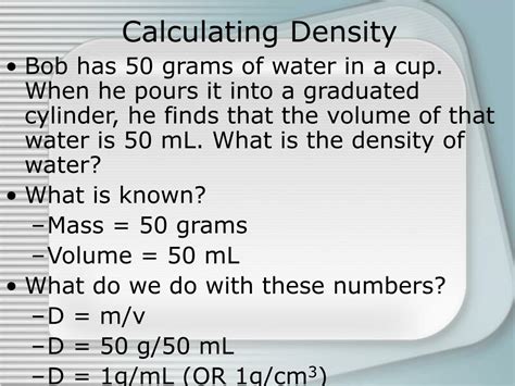 PPT DENSITY PowerPoint Presentation Free Download ID