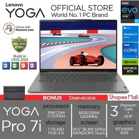 Jual Lenovo Yoga Pro I Irh Evo Intel Core I H Ram Gb Tb Ssd Rtx Gb Win Ohs