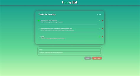Github Gorgog02 Project Todolist 28102022 To Do List Personal Design Аdaptive Used