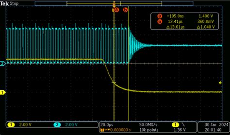 TPS A SP Short Circuit Event Plot And Shut Down Behavior Power Management Forum Power