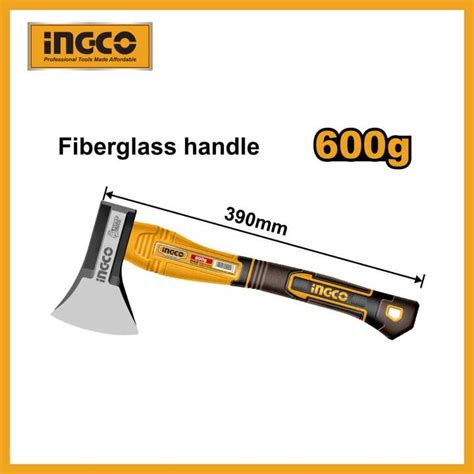 Ingco 600g1000g Axe With Fiberglass Handle Hax081600hax0811000