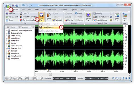 how to record audio audio record edit toolbox