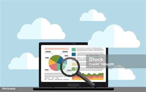 플랫 디자인 웹 사이트 분석 검색 정보 및 현대 전자 및 모바일 장치를 사용하여 컴퓨팅 데이터 분석의 현대 벡터 그림 개념 0