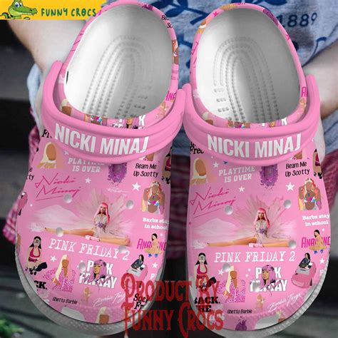 Pink Friday Nicki Minaj Crocs Discover Comfort And Style Clog Shoes With Funny Crocs