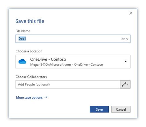 Office Insiders Get An Updated Save Dialog For OneDrive With Direct Share Options Neowin