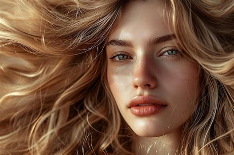 Premium Photo Beautiful Woman With Long Hair Featured