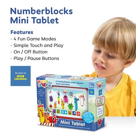 Numberblocks Mini Tablet Toy Count With Number Blocks And Learn Basic Maths Skills Perfect