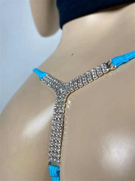 010 4 Shbikini String Extreme G String Thong Rhinestone Etsy Canada