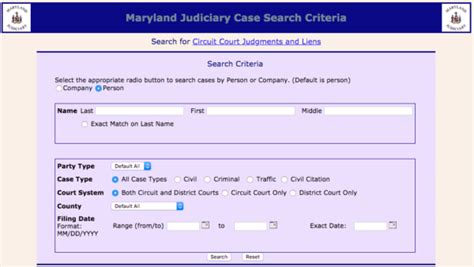 Maryland Judiciary Case Sesrch Gertymojo