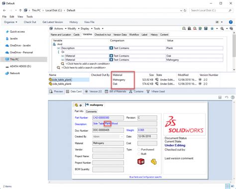 How To Perform An OR Type Search In SOLIDWORKS PDM