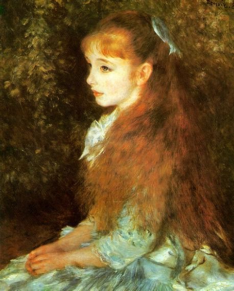 르누와르 작품세계]인상파화가 오귀스트 르누아르 르느아르 작품 책읽는 여인 이레느 깡 단베르양의 초상 우산 쓴 소녀 쇼케의 초상 퐁네프 로맨느 라코양의 초상