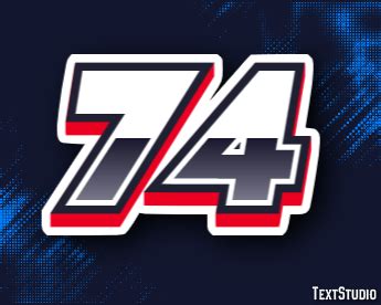 74 Text Effect and Logo Design Number