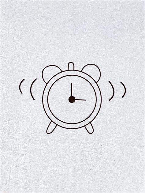 闹钟创意简笔画大全（流行11张） 简笔画图片大全
