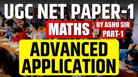 Ugc Net Paper 1 Maths Application Advanced By Ashu Sir Live From Offline Batch Vineetpandey
