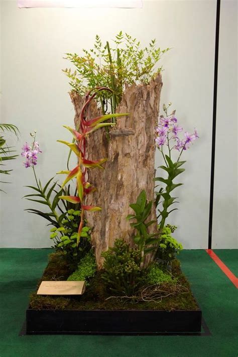 Classy Stylish Wooden Log Decor Ideas Recycled Garden Indoor Orchids