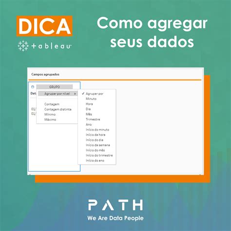 P A T H Dicas Tableau Prep Como Agregar Seus Dados