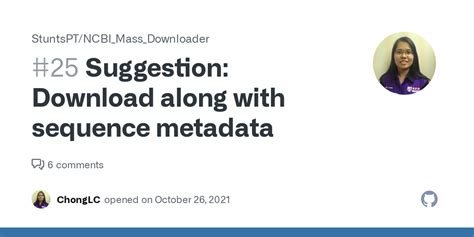 Suggestion Download Along With Sequence Metadata · Issue 25