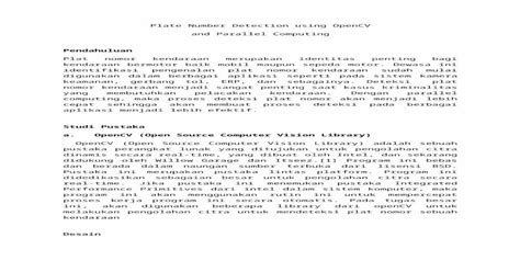 download docx plate number detection using opencv