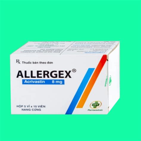 Thuốc Allergex 8mg Công Dụng Liều Dùng Lưu ý Tác Dụng Phụ
