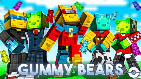 Gummy Bear Minecraft Builds Gummy Bear Minecraft Skin