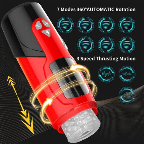 cheap powerful automatic male masturbation device telescopic rotating