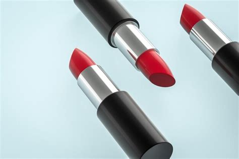 Premium Photo Lipstick With Light Color Background Product