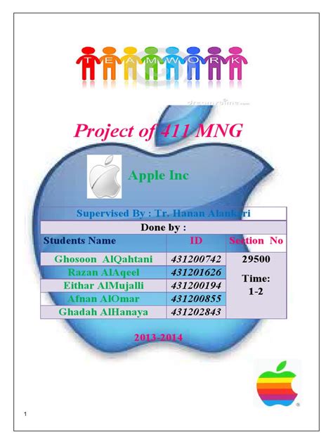 assignment pdf apple inc ios