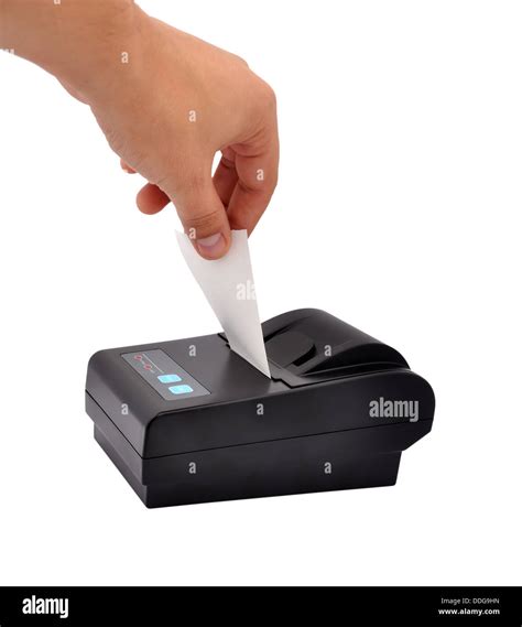 Printer And Check Stock Photo Alamy