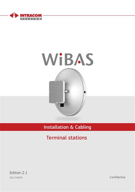 Intracom Wibas G5 Connect Installation Manual Pdf Download Manualslib