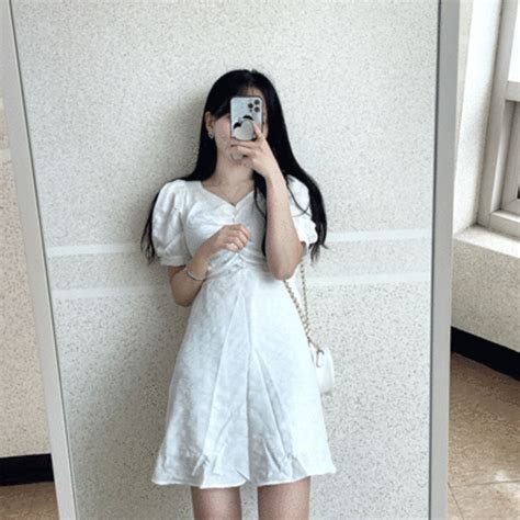 팅커벨 셔링 뒷트임 원피스 3color