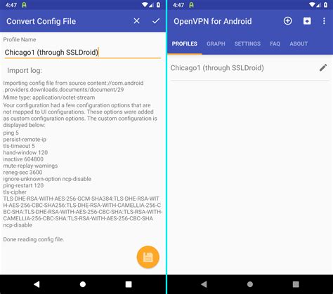 Openvpn Through Ssldroid Tunnel Stealth Vpn Perfect Privacy