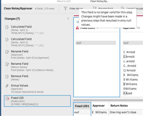 Combining Level Of Detail Expressions With Other Expressions Is Not
