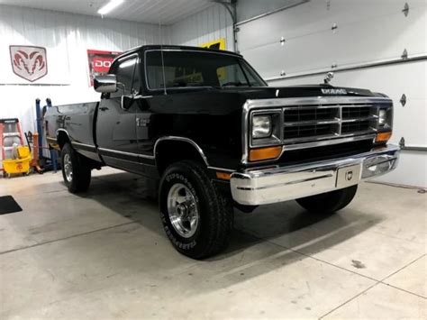 1990 Dodge Ram 2500 W250 Le 4x4 Cummins Turbo Diesel For Sale