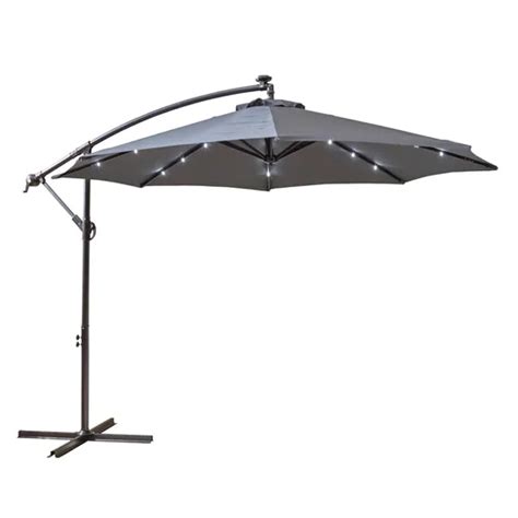 Lot 5215 Boxed Neo Grey Led Parasol 3m 1 Box 5308767 Simon