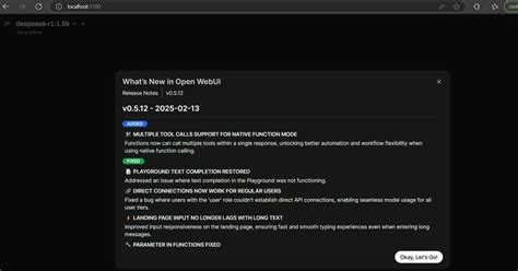 Running Deepseek R1 Locally Using Ollama And Open Webui In Docker