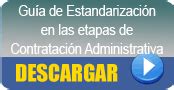 Estandarización De Documentos De Las Diferentes Etapas De Los Procedimientos De Contratación