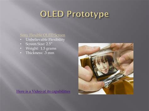 PPT OLED Display Screen PowerPoint Presentation Free Download ID